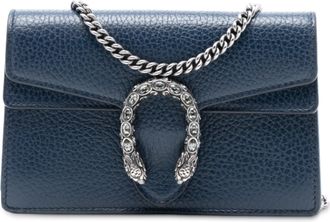 Gucci Navy Blue Mini Leather Dionysus Crossbody