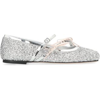 Jimmy Choo London Femme, Chaussures, Gris, Taille: 38 EU Loli Ballet Flats