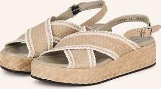 Pons Quintana Pons Quintana Plateau-Sandalen Forli beige