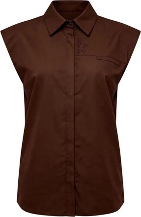 Marc Ellis Femme, Blouses et Chemises, Brun, Taille: 38 FR Casual Shirt