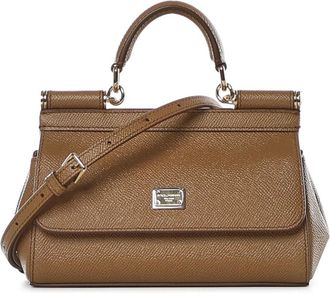 Dolce & Gabbana Femme, Sacs, Brun, Taille: ONE Size Sacs &agrave; main