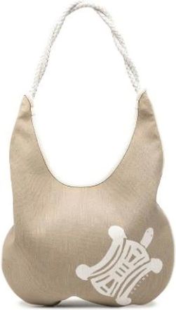 Celine Pre-owned Toile sacs-celine - Femme - Pre-owned - Beige - Taille: ONE Size