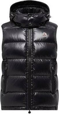 Moncler Doudoune sans manches &agrave; capuche amovible
