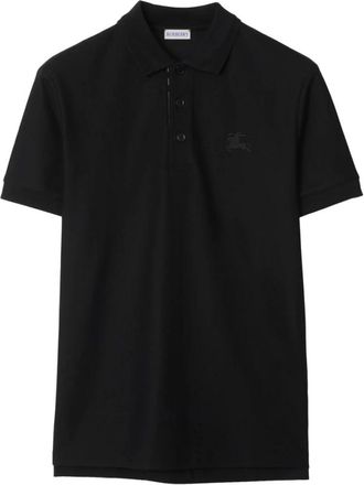 Burberry Homme, Tops, Noir, Taille: 2XL Piqu&eacute; Polo