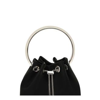 Jimmy Choo London Bon Bon Bucket Bag - Black