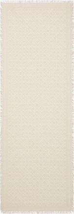 Tory Burch Damen L&auml;nglicher Schal mit T-Monogramm und Blumenmuster