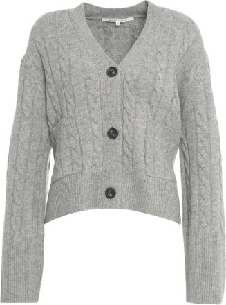 Second Female Femme, Pulls, Gris, Taille: 42 FR Pull en Laine Gris Aw25