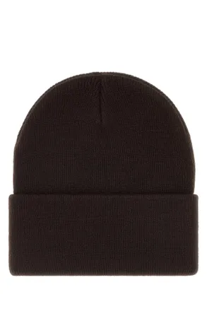 Carhartt Work in Progress Mens Dark Brown Knit W Ashley Beanie Exterior: Acrylic Cappelli Hat