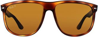 Ray-Ban Lunettes De Soleil Ray-Ban 4147 710/57 Tortue Brun Polaris&eacute; 60mm