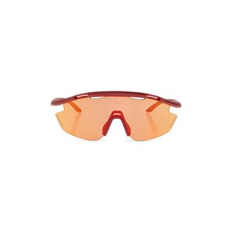 Emporio Armani Lunettes de soleil sport bouclier - unisex - Accessoires - Rouge - Taille: 41 MM