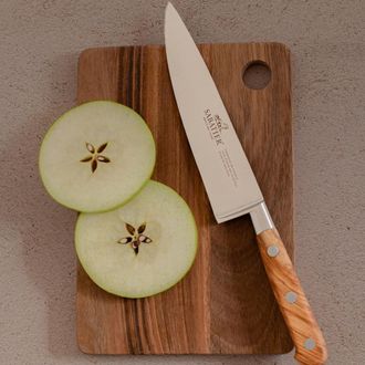 Sabatier Rousselon Proven&ccedil;ao Kochmesser, geschmiedetes Messing, in Box, Edelstahl, 20 x 30 x 30 cm, Beige