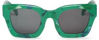 Mr.Boho Lunettes de soleil pour femme avec monture en acétate multicolore