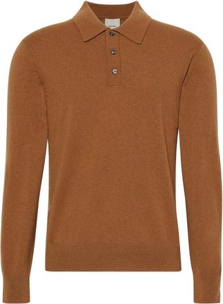 Calvin Klein pull à col polo - Marron
