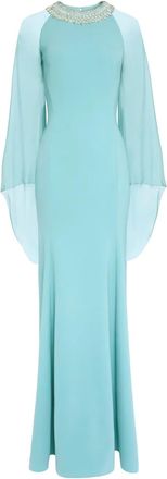 Jenny Packham Charma Maxikleid - Blau