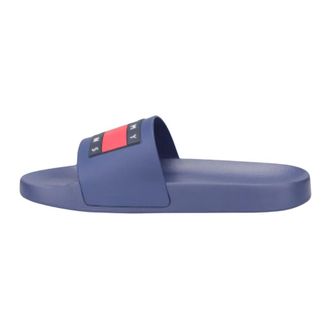 Tommy Hilfiger Blaue Flag Pool Slide Sandalen - - Shoes - Damen - Blau - 38 EU