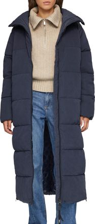 QS by s.Oliver Langer wattierter Mantel