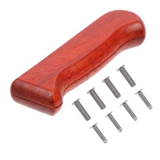 Cabilock Holzgriff Cutter Ersatzgriff Aus Naturholz Poliert Rutschfest F&uuml;r K&uuml;chenmesser K&uuml;chenzubeh&ouml;r Handgriff K&uuml;chenmessergriff