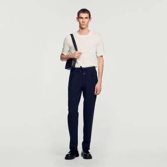 Sandro Gerade Hose mit Gummizug