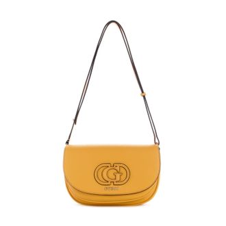 Guess Damen Calebra Convertible Crossbody Flap Umh&auml;ngetasche, Ringelblume