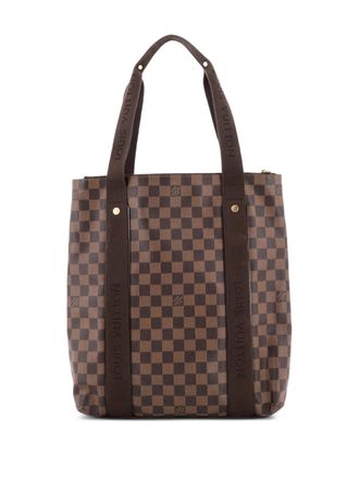 Louis Vuitton sac cabas Beaubourg Damier - Marron