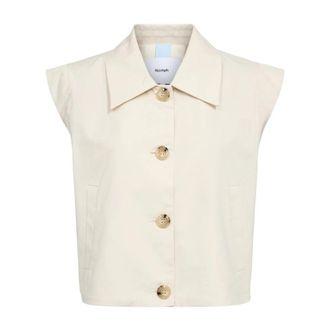 N&uuml;mph Boots - - Jackets - Damen - Beige - XL