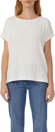 s.Oliver Strukturiertes T-Shirt im Relaxed Fit