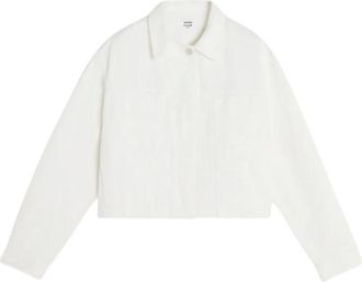 Maison Kitsun&eacute; Femme, Vestes, Gris, Taille: 36 FR Spread Collar Button Jacket