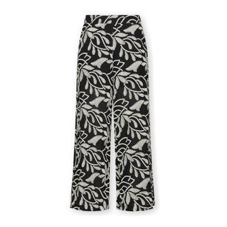 Elena Miro Bestickte Voile-Hose - - Trousers - Damen - Schwarzk - L
