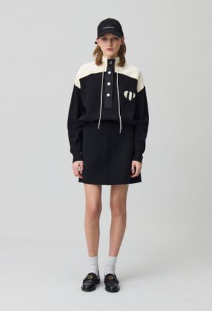 Claudie Pierlot Sweatshirt Minimum col camionneur