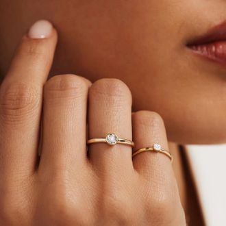 Isabel Bernard Ring - Ring - Gr. 48 - in Gold - f&uuml;r Damen