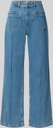 Jake*s Casual Wide & Loose Fit Jeans aus Baumwoll-Mix