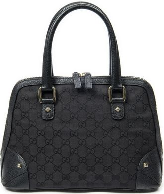Gucci Crossbody Bags - Medium Horsebit Nail Dome Bag - Gr. unisize - in Schwarz - f&uuml;r Damen