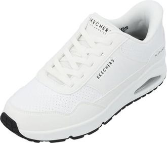 Skechers Homme Uno Banksia Luxe Hands Free Slip-ins Fashion-sneakers, Blanc, 46 EU