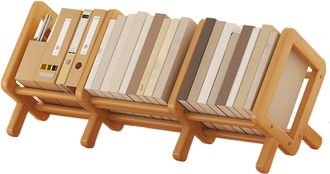 Generico Schreibtischregal | Tischregal - Einziehbarer Organizer aus Holz f&uuml;r die Ecke dekorativ f&uuml;r Zuhause, Wohnzimmer, Kinderzimmer, Aufbewahrung und Ausste