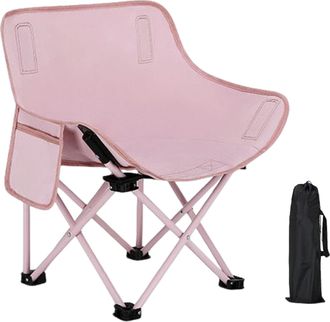Generico Campingstuhl - Campingstuhl, zusammenklappbar, leichter Campingstuhl | bequemer Campingstuhl mit Kapazit&auml;t von 65 kg, Outdoor-Campingstuhl mit Metallr