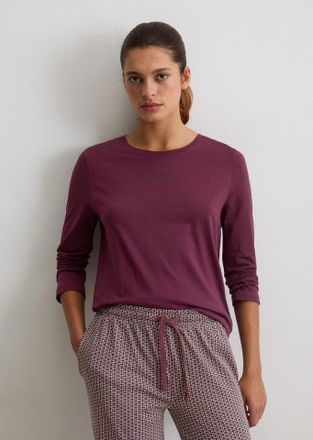 Marc O'Polo Langarmshirt Rundhalsausschnitt, langärmelig, leicht