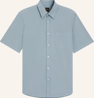 HUGO BOSS Casual Hemd Relegant_6-Short_M Regular Fit blau