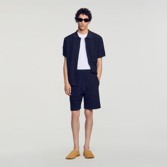 Sandro Shorts aus Frottee