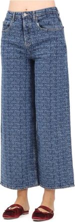 Tommy Jeans Femme, Jeans, Bleu, Taille: W26 Spell-Out Jean Ample Mi-Haute