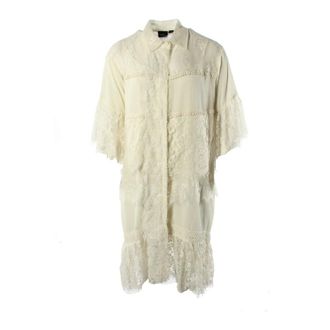 Pinko Hemdblusenkleid - - Dresses - Damen - Wei&szlig; - XS