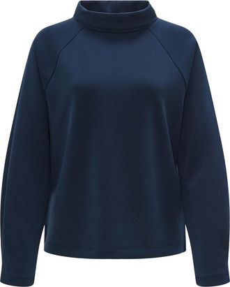 OPUS Damen Sweatshirt | Sweaer GUDIE Regular aus weichem Modal Mix Coal Blue, 36