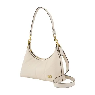 Coach Womens Juliet Shoulder Bag White Cowhide