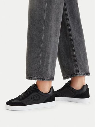 Guess Sneakers FLTJAC LEA12 Schwarz
