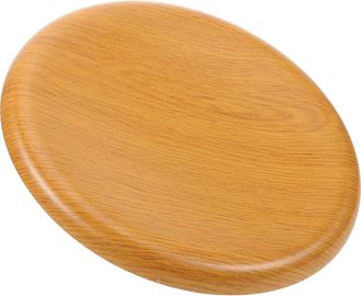 Hemobllo Baluue Runder Holz Sitzbezug f&uuml;r Barhocker Nat&uuml;rlicher Massivholz Ersatzsitz mit Eleganter Maserung Kratzfest und Langlebig Einfacher Austausch f&uuml;r Ru