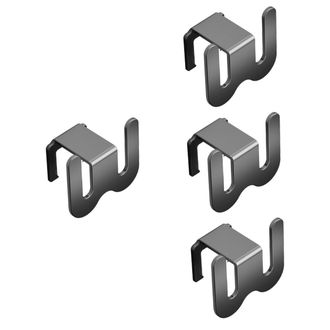 Amosfun 4 S&auml;tze Pantoffelhalter im Badezimmer Wandregal zum Aufh&auml;ngen h&auml;ngender Schuhorganisator Eingang Schuhhalter Schuhregal slico stanzfreies Pantoffelreg