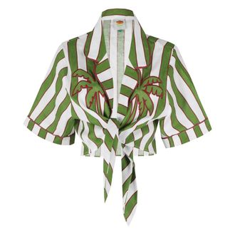Farm Rio Farm Rio, Femme, Blouses et Chemises, Vert, Taille: 40 FR Blouse