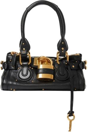 Chlo&eacute; Femme, Sacs, Noir, Taille: ONE Size Paddington Leather Shoulder Bag