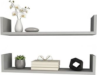 Dmora Regal Ismene, Gestell, Wandregal, Mehrzweckregale, 63x15 h15 cm, Wei&szlig;