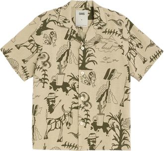 OAS Oas, Homme, Chemises, Multicolore, Taille: M Poplan Cuba Shirt