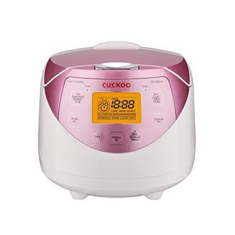 The Cuckoos Nest CR-0631F Digitaler Reiskocher klein, Reiskocher Dampfgarer, 1l, Micom Fuzzy Logic, Timer, LCD-Display, 7 Koch- & 3 Zusatzfunktionen, Antihaftbeschicht